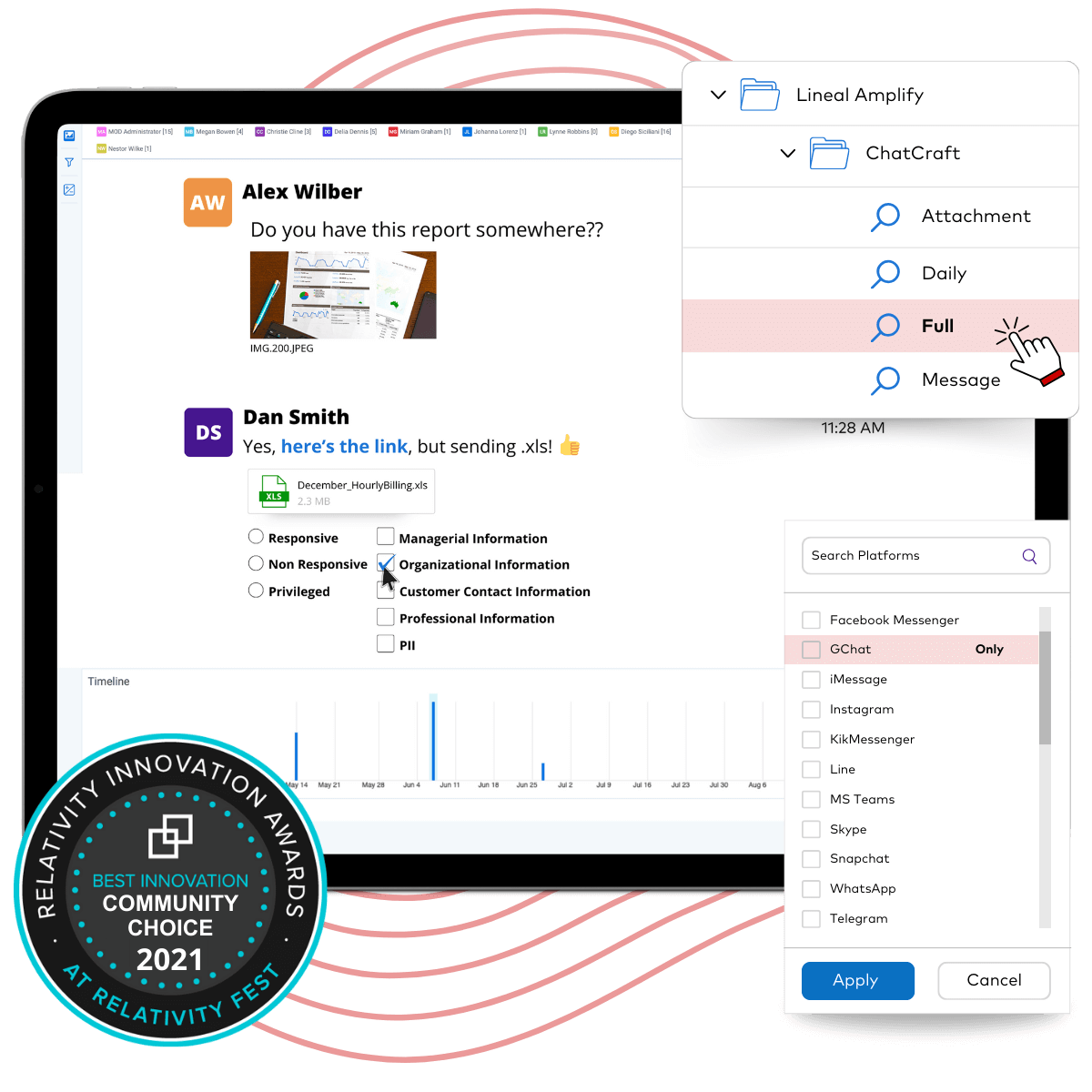 Data-Focused Review with Amplify